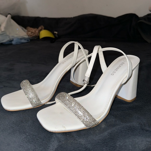 ASOS | Shoes | White Diamond High Heels | Poshmark